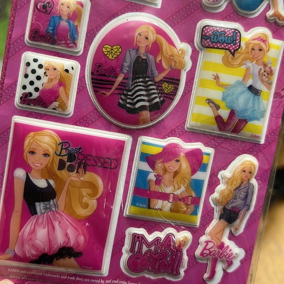 Barbie | Toys | Vintage Style Barbie Sticker Set | Poshmark